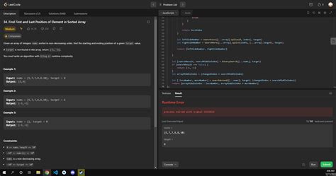 Process Exited With Signal Sigsegv · Issue 9844 · Leetcode Feedback