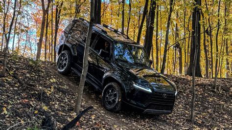 Lexus Gx 550 Overtrail Off Roading And Driving Through Water And Trails