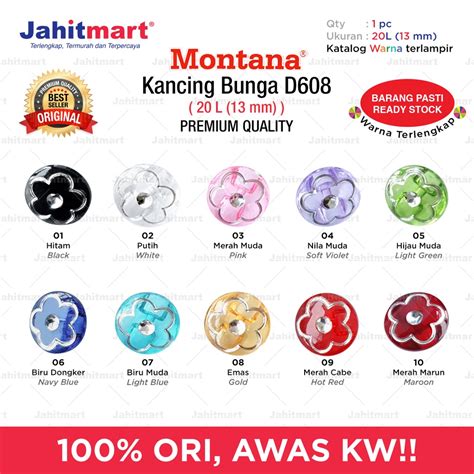 Jual Kancing Bunga D608 Ukuran 13mm Shopee Indonesia