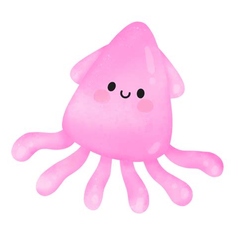 Cute Squid Pngs For Free Download