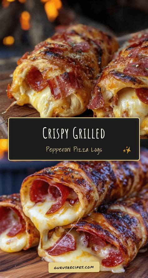 Crispy Grilled Campfire Pizza Logs With Pepperoni Filling Easy Recipe