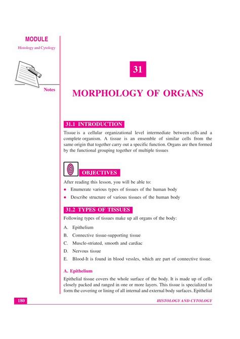 Pdf 31 Morphology Of Organs National Institute Of … Morphology Of