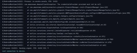 Aws Pinpointanalytics Sdk Failed To Initialize · Issue 2072 · Aws