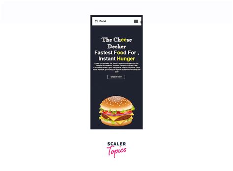 Building A Landing Page Using Html And Css Css Projects Scaler Topics