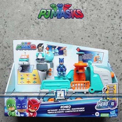 Promo Pj Masks Romeo Bot Builder Lab Playset Light Sound Pjmask Diskon 23 Di Seller Qairina