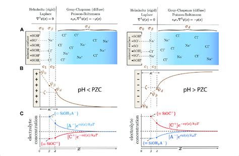Schematic Illustration Of The Electrical Double Layer Developed At The