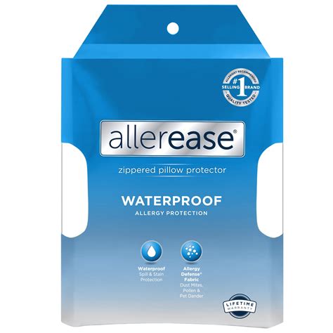 Aller Ease Waterproof Allergy Protection Pillow Protector King Size