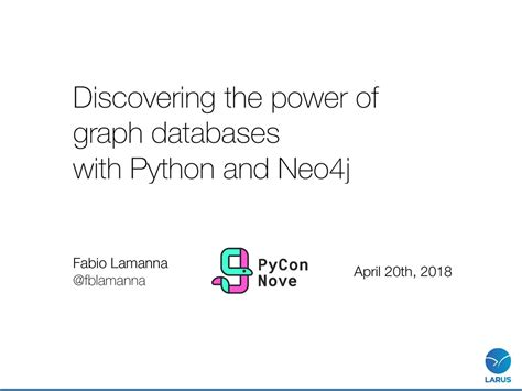 Discovering The Power Of Graph Databases With Python And Neo4j