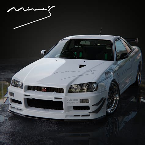 Artstation Mines Skyline Gt R V Spec N1 Bnr34
