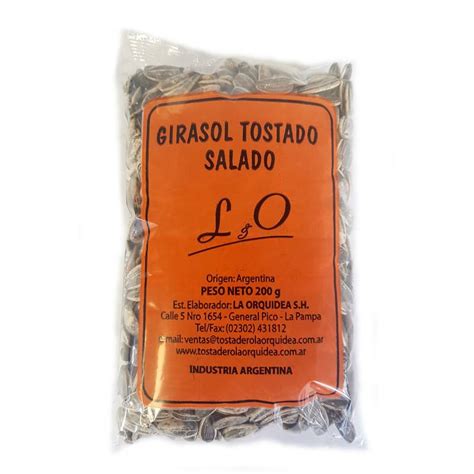 Girasol Tostado Salado X 200 Gr En Cuotas Sin Interés Supermercados