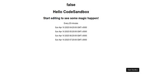 Cron Forked Codesandbox Cron Forked Codesandbox