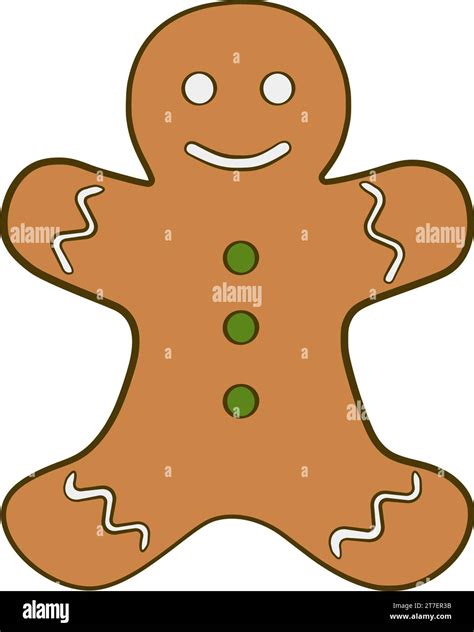 Gingerbread Man Cartoon Stock Vector Image And Art Alamy