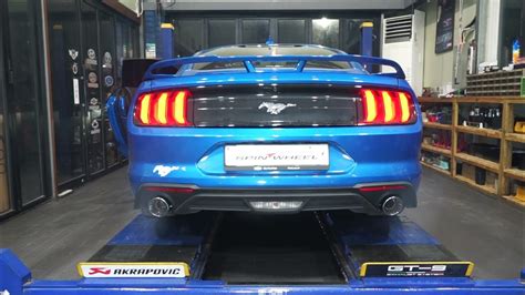 포드 머스탱 23 에코부스트 Jsr 듀얼가변 커스텀 배기 사운드 인스톨후 배기사운드 영상 Youtube
