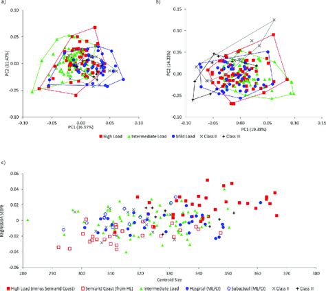 Principal Component Analysis And Allometry Assessment A PCA Of The Download Scientific