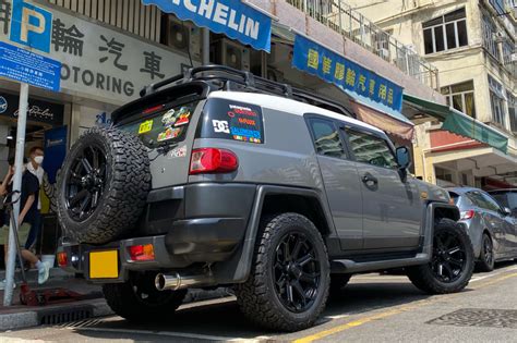 Toyota Fj Cruiser Fuel D Siege Satin Black Wheels Kwok Wah Tyre Hk