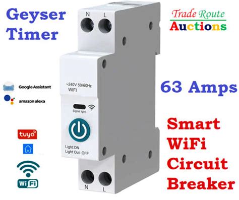 Smart Switches Wireless Wifi Smart Wifi Geyser Timer Switch Smart Life Tuya App 63a Wifi