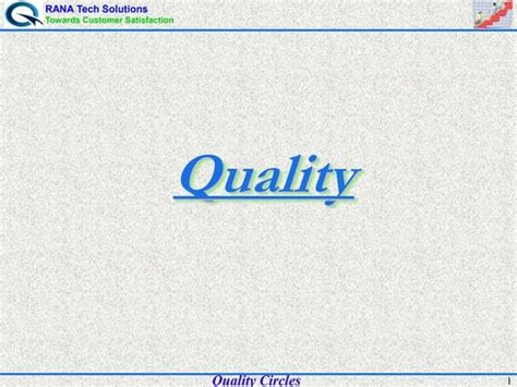 Qcc Quality Control Circle Collaborative Problem Solving Ppt