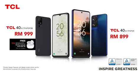 Tcl Malaysia 40 Nxtpaper Phones Has E Paper Like Screens And Starts From Rm 899 Soyacincau