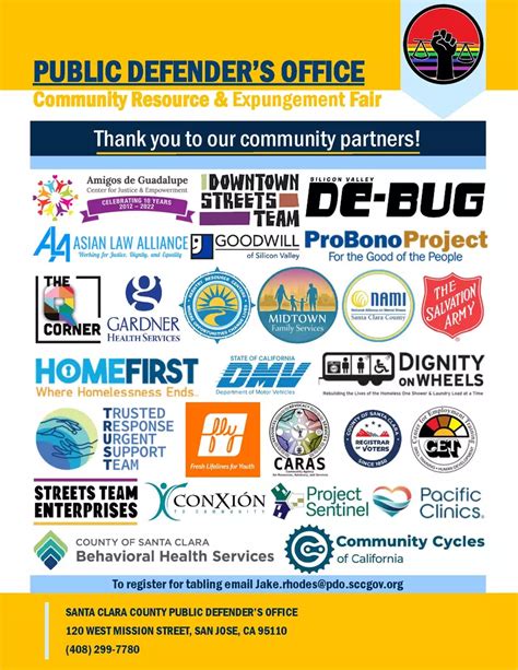 Public Defender Office Community Resource Fair September 27 2024