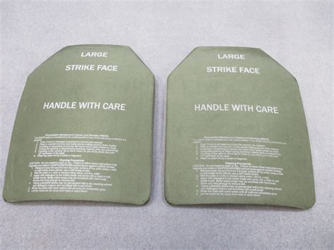 Usgi Esapi Ballistic Plates Large Ceradyne Nsn 8470 01 520 7385