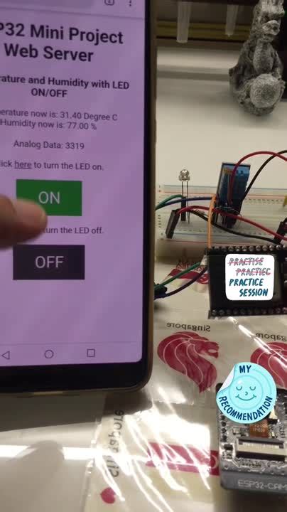 Video Chiang Yong Heng On Linkedin Esp32 Module Is Good Training Module For Beginners