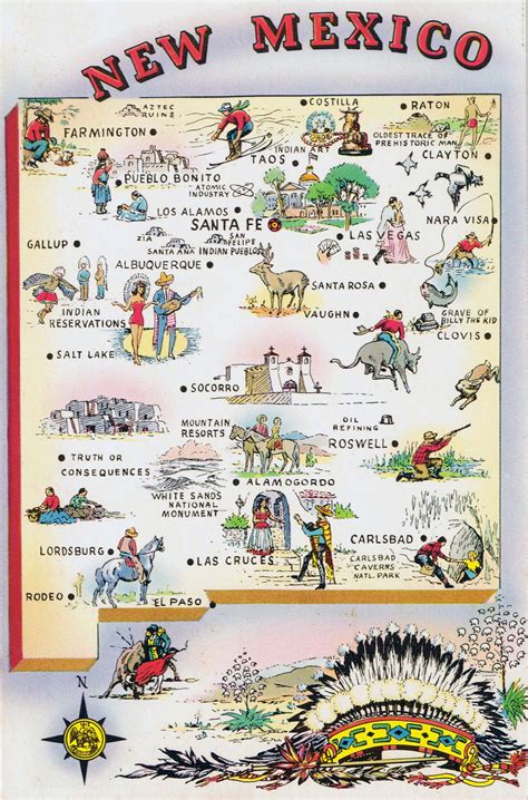 New Mexico Map Towns At Chastity Fruge Blog