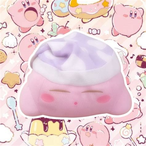 Kirby Sleeping Plush Pink Kawaii Video Game Collectibles Sanrio