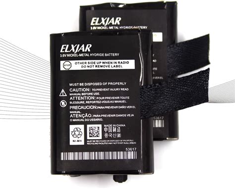 Amazon.com: (2-Pack) 3.6V 800mAh PMNN4477AR Ni-MH Battery Pack ...