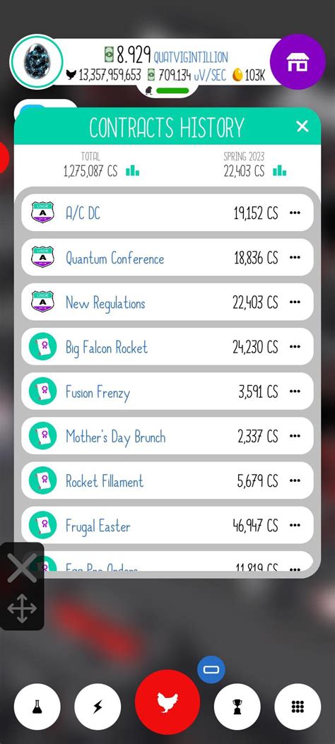 Why isnt my season score updating? : r/EggsInc