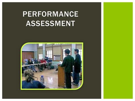 Performance Assessment Pptx