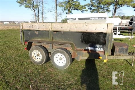 1704 Brimar Dump Trailer 10 X 6 Tandem Axle Dump Auctions Equipmentfacts
