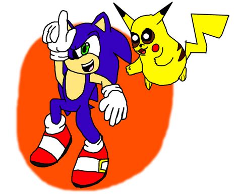 Sonic And Pikachu My Contest Entry By Alvaxerox On Deviantart