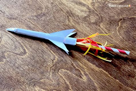 How To Make A Straw Rocket Rhubarb And Wren