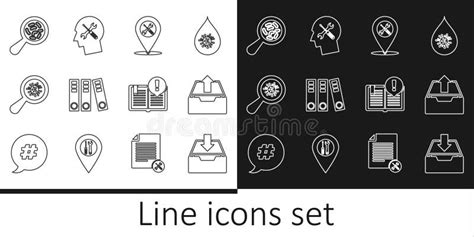 set line download inbox upload location service office folders