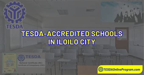 List Of Tesda Accredited Schools In Iloilo City Tesda Online Program