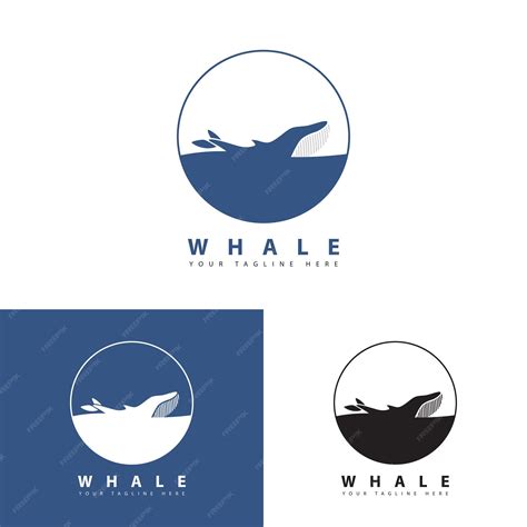 Premium Vector Blue Whale Logo Vector