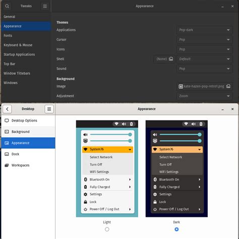 Appearance Dark Do Not Change The Color Issue Pop Os Pop GitHub