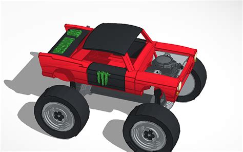 3d Design Monster Truck Tinkercad