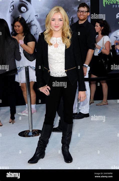 Peyton List Attends The Frankenweenie Premiere Held At The El Capitan