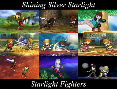 Shining Silver Starlight Starlight Fighters By Skunkstarlight On