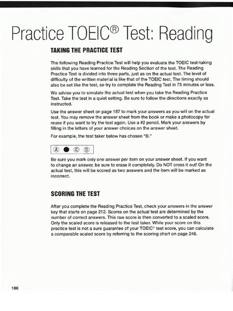 Toeic Practice Test Reading Pdf