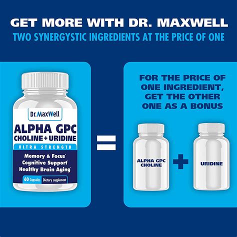 Alpha Gpc 600mg Uridine A Choline Enhancer Better Than Alpha Gpc Or