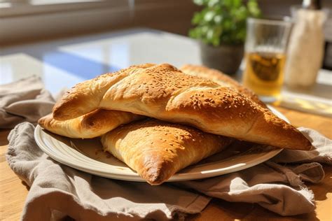 Fragrant Samoon Iraqi Bread A Staple Of Iraqi Cuisine Middle Eastern