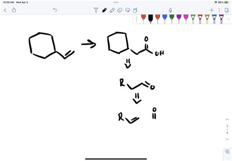 So Were Doing Alkene Reactions And I Have A Synthesis Problem What I