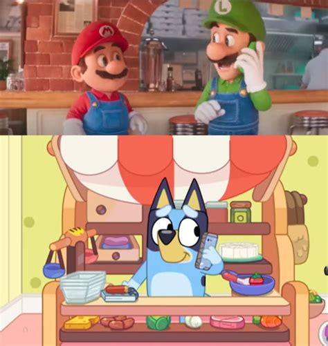 Bluey Calls The Super Mario Bros By Sonicmanv2 On Deviantart
