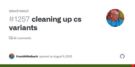 cleaning up cs variants · issue 1257 · latex3 latex3 · github