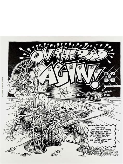 Rick Griffin Comic Art — Rick Griffin Designs Comic Art Phil Lesh