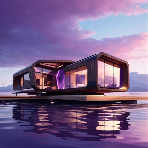 Premium AI Image Homes Clad In Charred Timber Generative AI Illustration