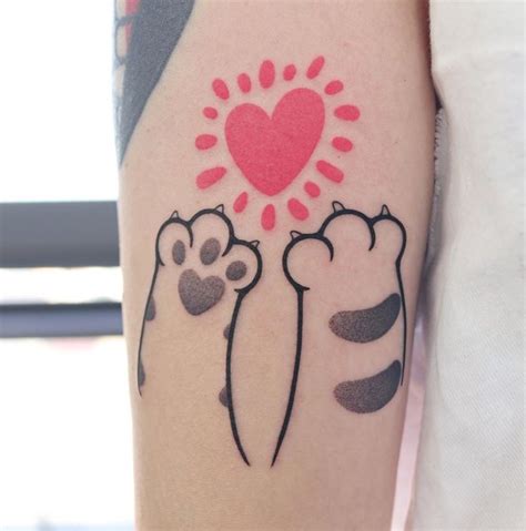 Cat Beans Tattoo Kawaii Simple Tattoo Cat Dad Tattoo Cute Tattoos