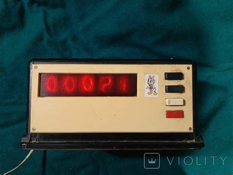 Часы на индикаторных лампах 70-е годы - «VIOLITY»